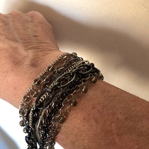 Jewelry | Chain Link Bracelet Multiple Layer Different Chain Types ...